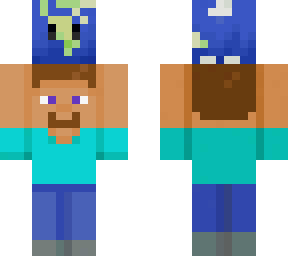 Steve Grab World | Minecraft Skin