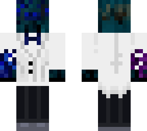 Blue Corrupt Dave | Minecraft Skin