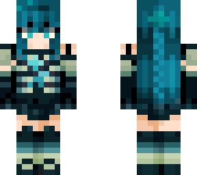 Warden Maiden | Minecraft Skin