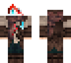 Inured White hair medieval man | Minecraft Skin