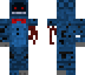 withered bonnie | Minecraft Skin