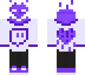 Purple heart cape | Minecraft Skin