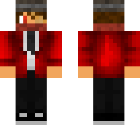 Ruby Creeper Red Suit | Minecraft Skin