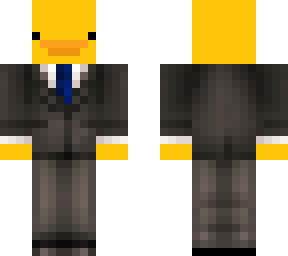 Swol Businessman Duck w/ Beak | Minecraft Skin