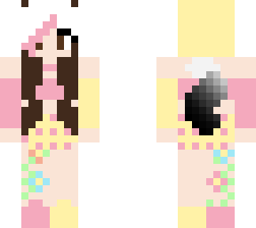 Easter Werewolf Girl | Minecraft Skin