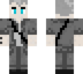greyscale character 3 | Minecraft Skin