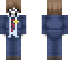oc sans high school suit | Minecraft Skin