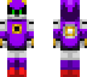 Corrupted Metal (Super form) | Minecraft Skin