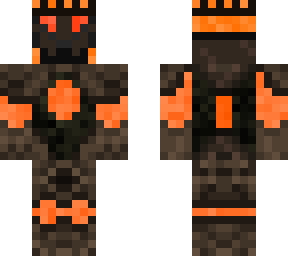 Fire King - Fully suited Crown | Minecraft Skin