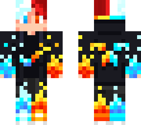 fire and ice | Minecraft Skins