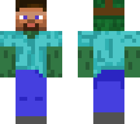 Zombie with Steve mask | Minecraft Skin