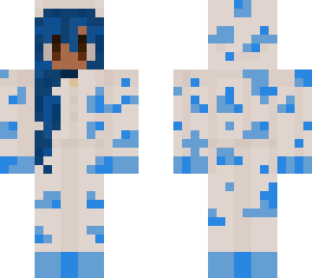 baby blue cow onesie | Minecraft Skin