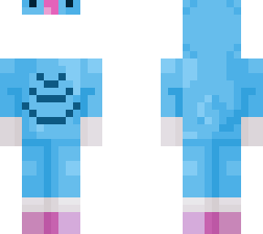 Faceless wooper onesie | Minecraft Skin