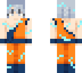 Goku Ultra Instinct // Dragon Ball Z | Minecraft Skin