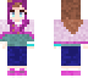 Knit Graffiti Shawl | Minecraft Skin