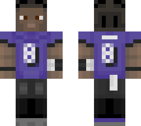 Ravens QB Lamar Jackson | Minecraft Skin