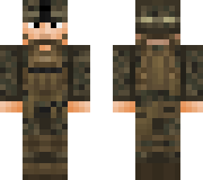 U.S. Marine Corps - Woodland MARPAT (Camo) - Var.1 | Minecraft Skin