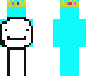 Crown Cyan Dream V2 | Minecraft Skin