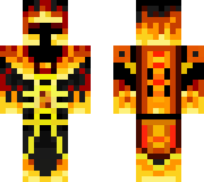 Fire Knight | Minecraft Skin