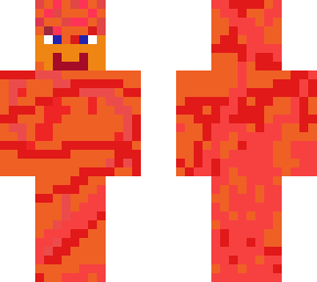 fire Steve | Minecraft Skin