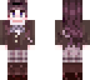 Kaoruko Waguri slim skin alt | Minecraft Skin