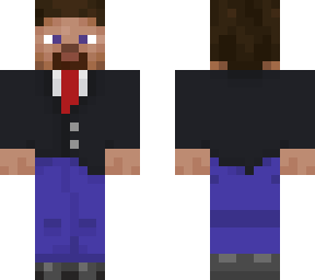 steve in a suit | Minecraft Skins