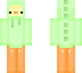 Duck in green dino sweater | Minecraft Skin