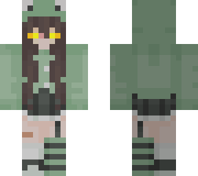 frog girl | Minecraft Skin