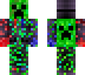 Infected Creeper Kid | Minecraft Skin
