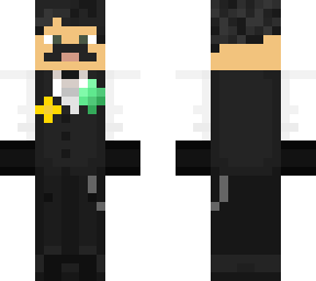 Mayor with Mustache | Minecraft Skin