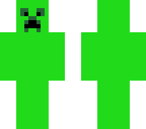 Puffy Creeper Humanoid | Minecraft Skin