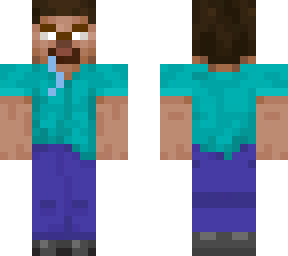 angry noob herobrine | Minecraft Skin
