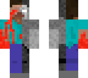 Corrupted Steve | Minecraft Skin