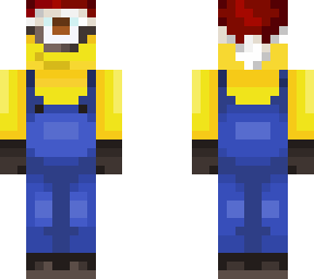 Santa hat minion | Minecraft Skin