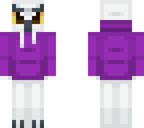 Snowy owl (hive style) | Minecraft Skin