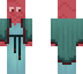 worm on a string blue dress robe thing | Minecraft Skin