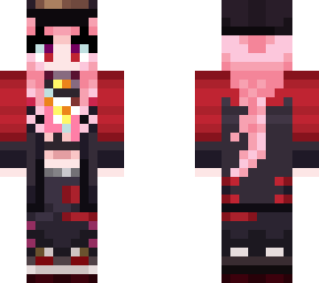 Mori Calliope Rapper outfit | Minecraft Skin