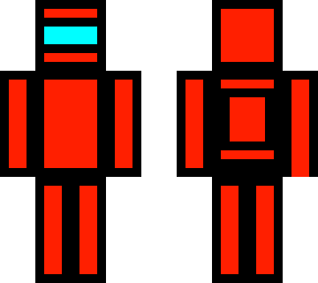 Red Among Us Crewmate | Minecraft Skin