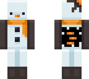 Creaking infected snowman (credits to trashbox) | Minecraft Skin