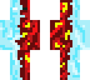 fire and ice | Minecraft Skins