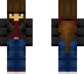 Low ponytail ver. | Minecraft Skin