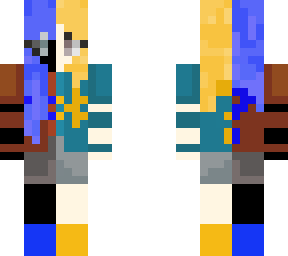 Cora Age Half Corrupted | Minecraft Skin