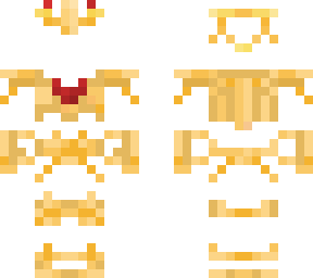 gold armor overlay | Minecraft Skin