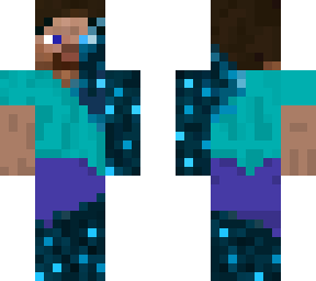 Sculk sad steve | Minecraft Skin