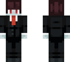 Vampire in suit (hive style) | Minecraft Skin
