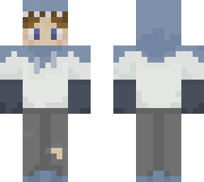 Blahaj Boy Shark Hoodie Correction | Minecraft Skin