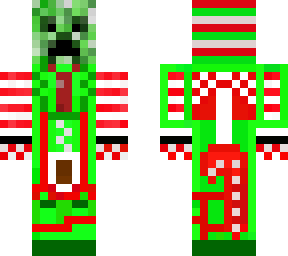 christmas creeper | Minecraft Skins