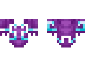 Enchanted Netherite Flow Chestplate | Minecraft Skin