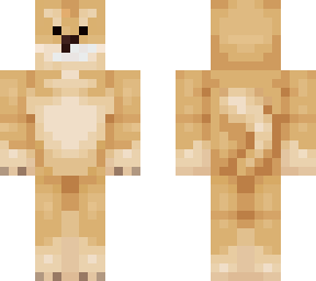 Evil smile shiba inu | Minecraft Skin
