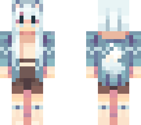 .Arctic Fox / Demi-Human. /girl | Minecraft Skin